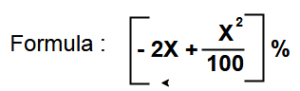 Percentage formulas while increase and decrease percent of a number