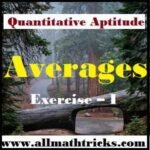 Simple Average Formulas for Aptitude Questions and Answers |Exercise-1 ...