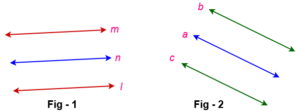 Intersecting and Concurrent lines | Parallel Lines and transversal line